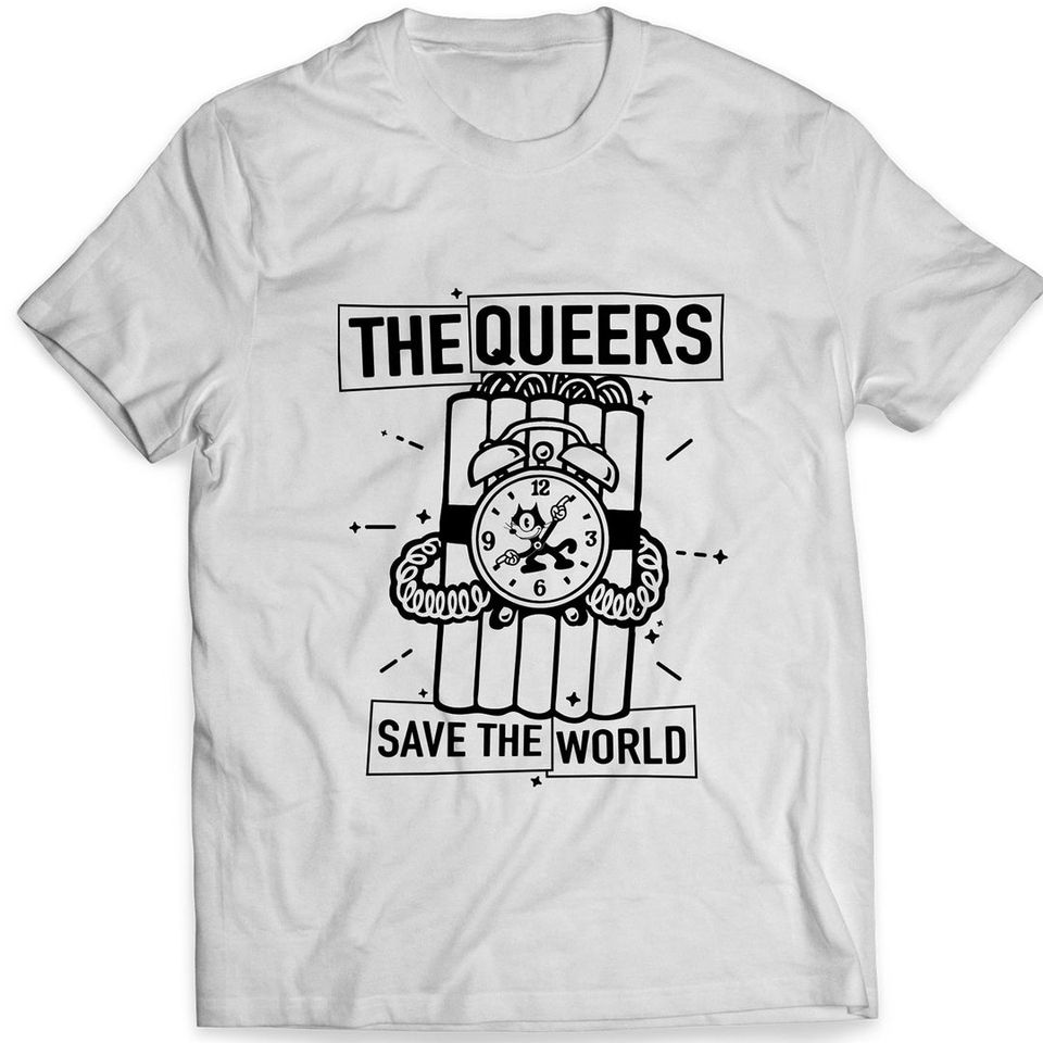 The Queers "Save the World" Tee Shirt – LOUD PIZZA RECORDS