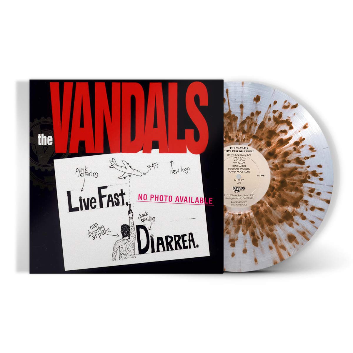The Vandals "Live Fast Diarrhea" (25th Anniversary) – LOUD PIZZA RECORDS