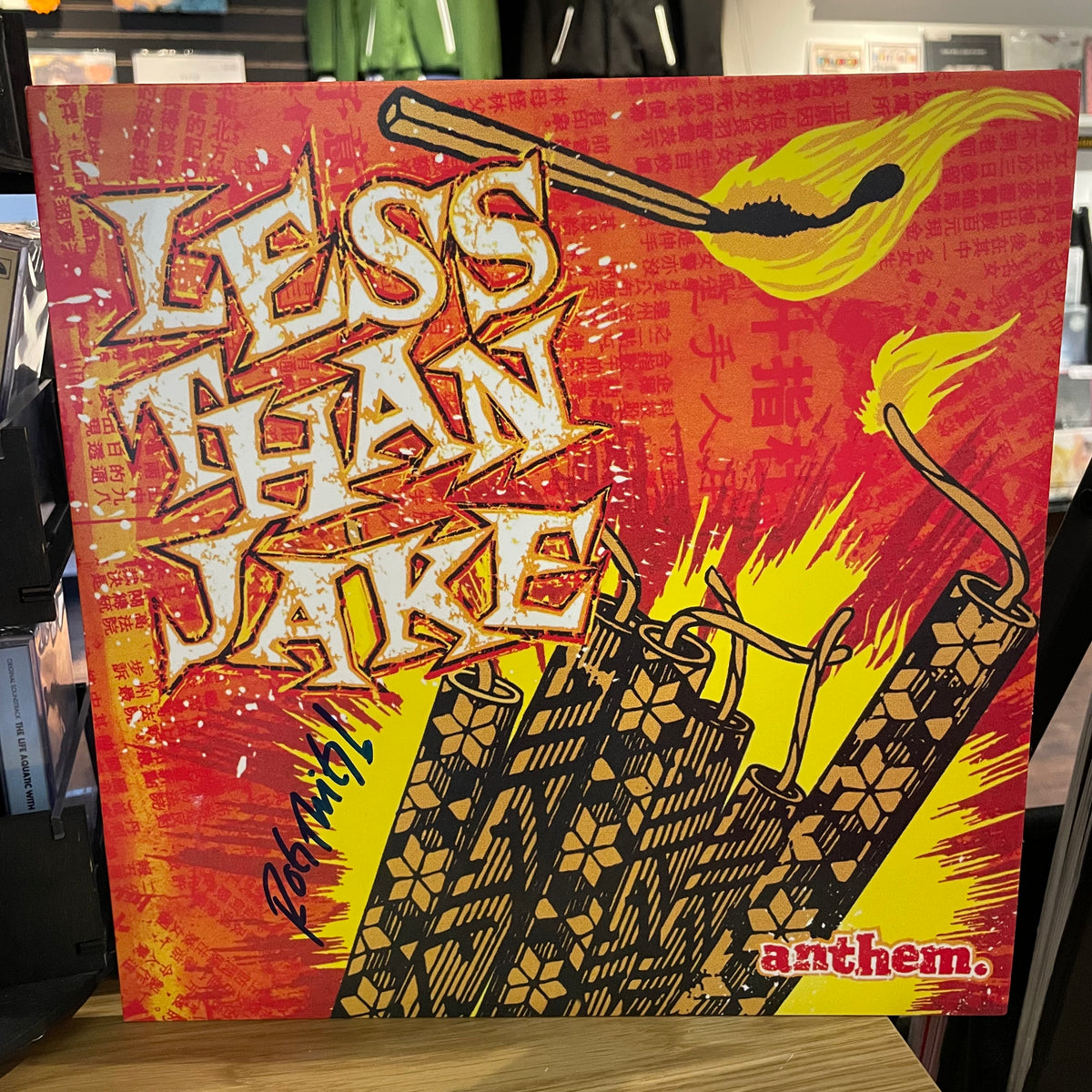 Less Than Jake "Anthem." (SIGNED) – LOUD PIZZA RECORDS