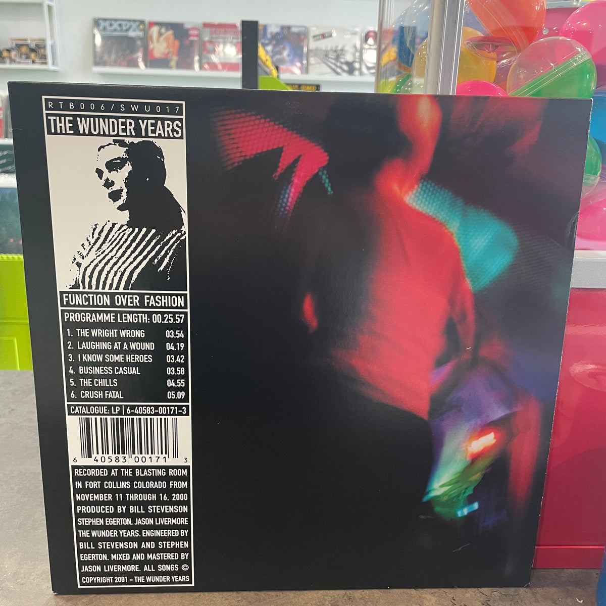The Wunder Years "Function Over Fashion" (USED) – LOUD PIZZA RECORDS