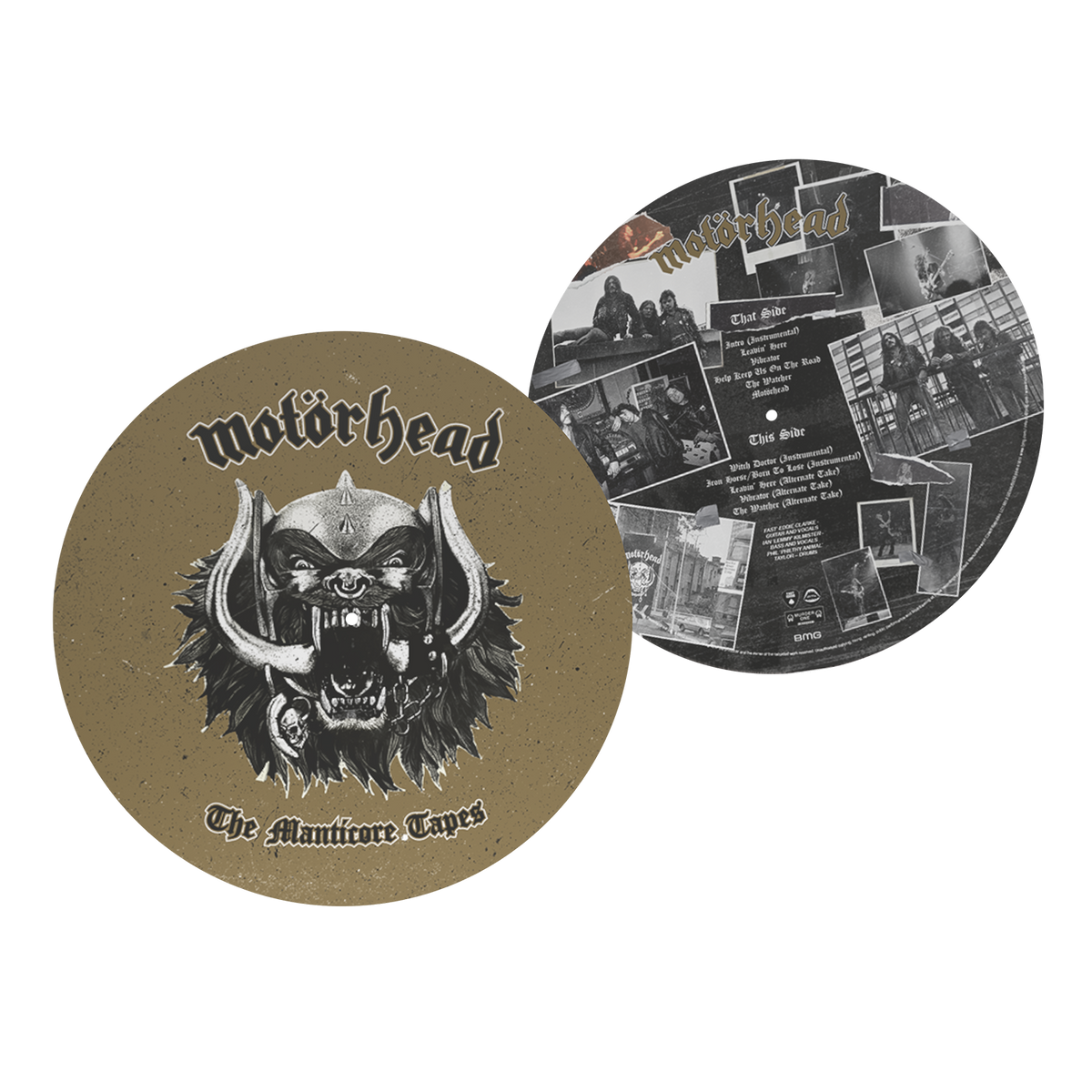 Motorhead "The Manticore Tapes" (Picture Disc) – LOUD PIZZA RECORDS