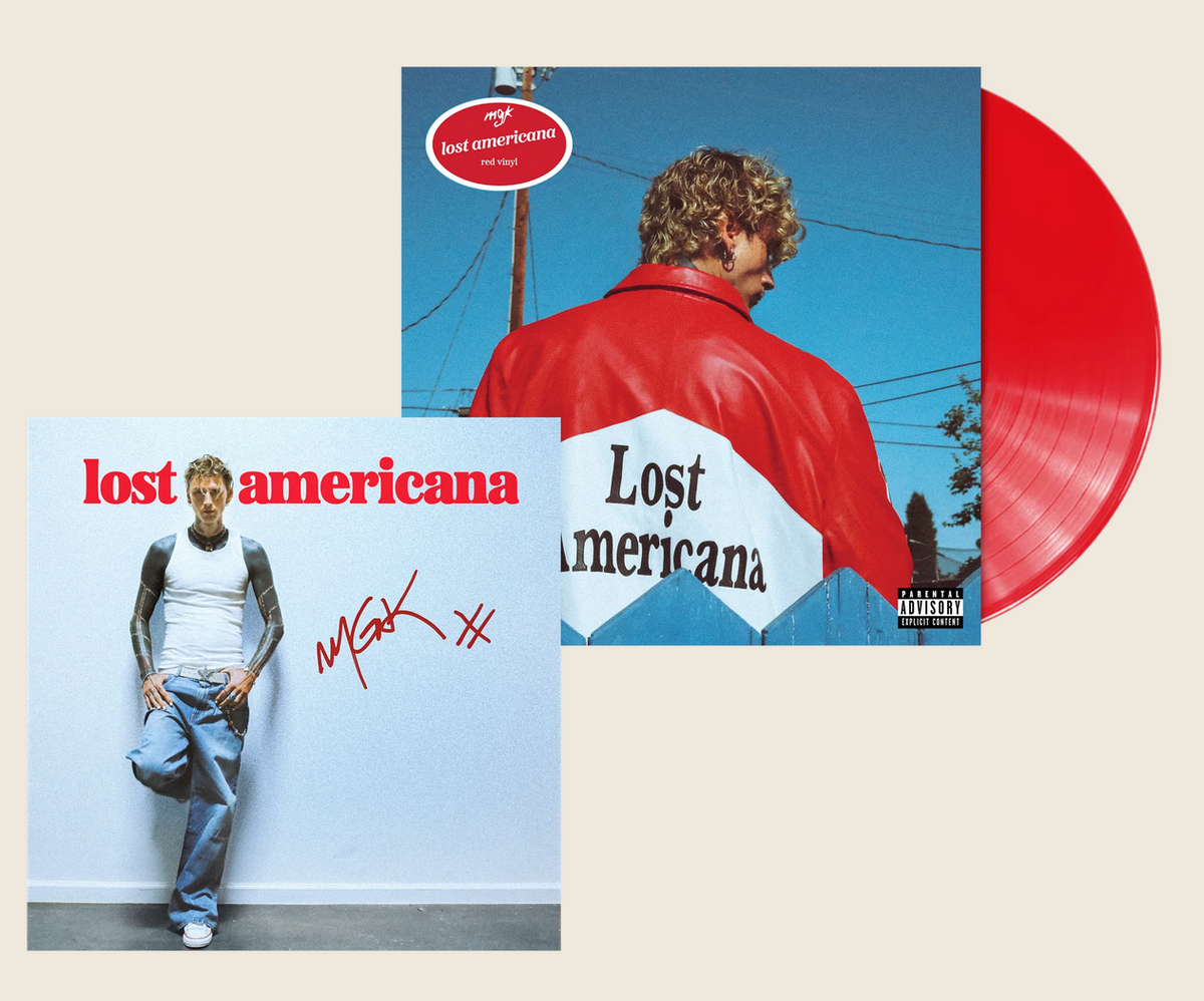 Machine Gun Kelly (MGK) "Lost Americana" (SIGNED) – LOUD PIZZA RECORDS